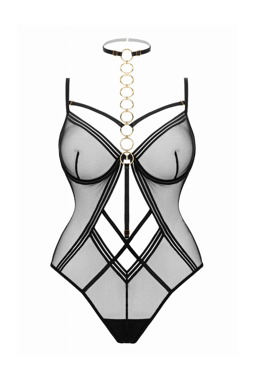 Christine le Duc Kim x Christine body met beugel Wicked Game zwart ...