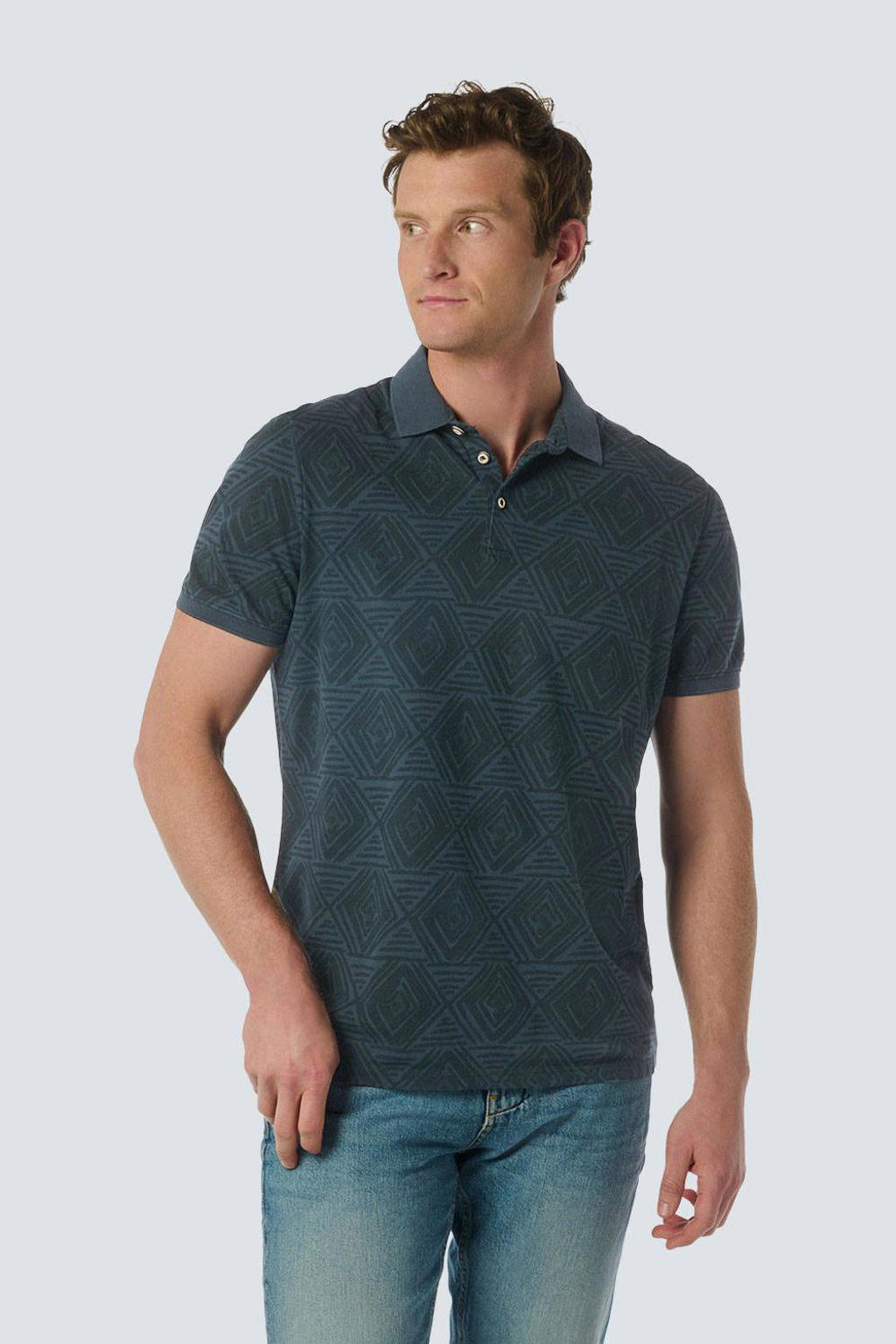 No Excess polo met all over print night | wehkamp