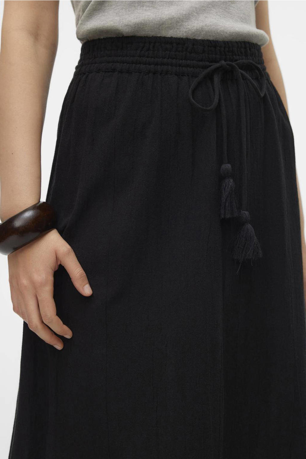 VERO MODA maxi rok VMPRETTY zwart | wehkamp