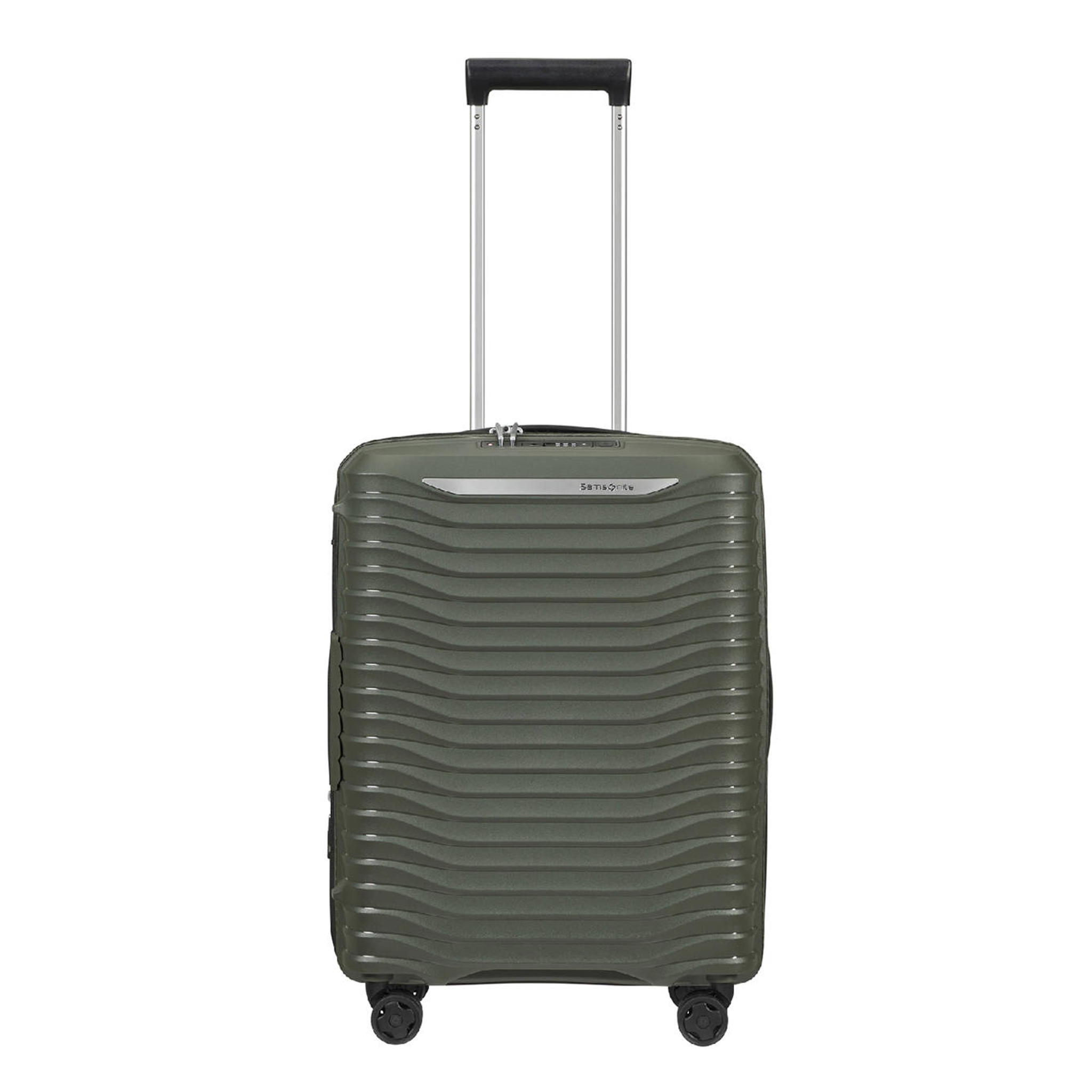 Samsonite trolley Upscape 55 cm. Expandable grijsgroen | wehkamp