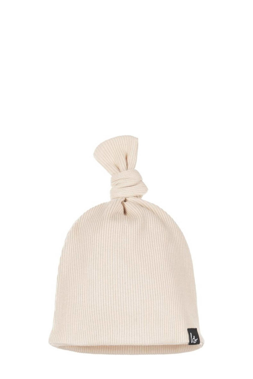 Babystyling newborn baby muts knot beige | wehkamp