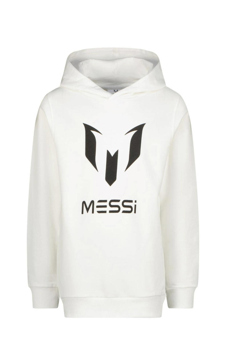 Messi hoodie Masorin met logo wit | wehkamp
