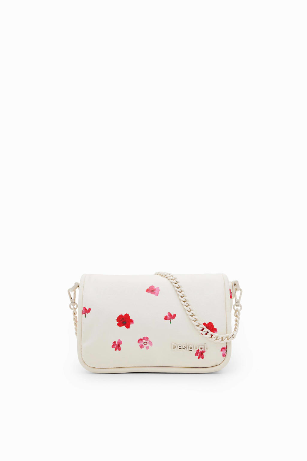 Desigual crossbody tas met bloemenprint wit | wehkamp