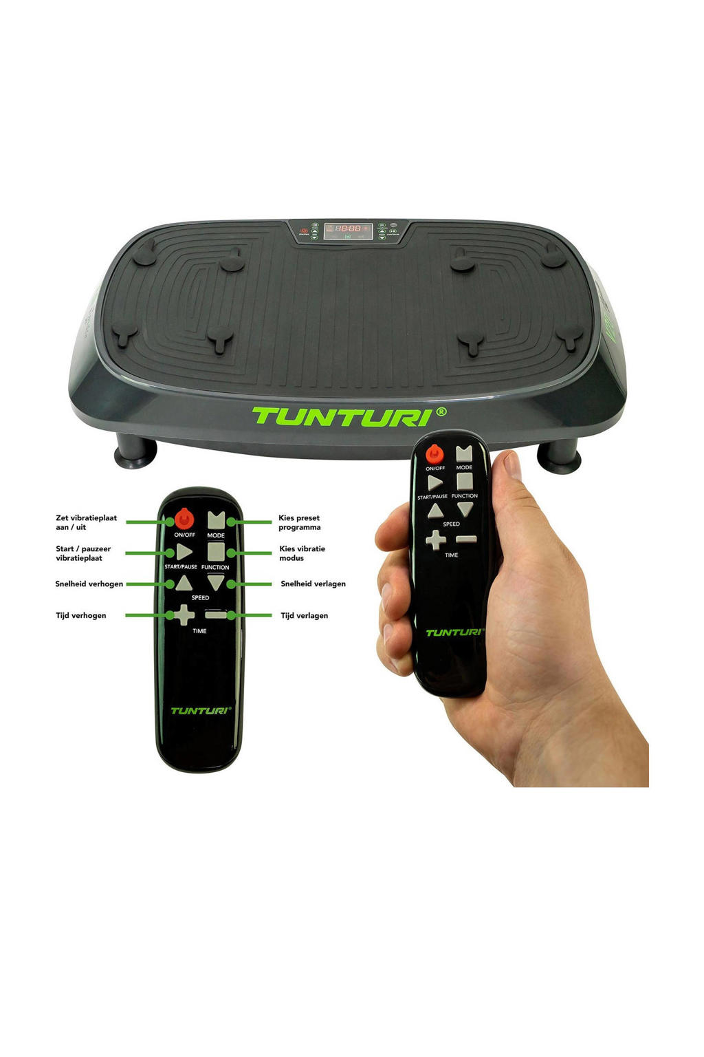 Tunturi trilplaat Cardio V20 met stoel | wehkamp