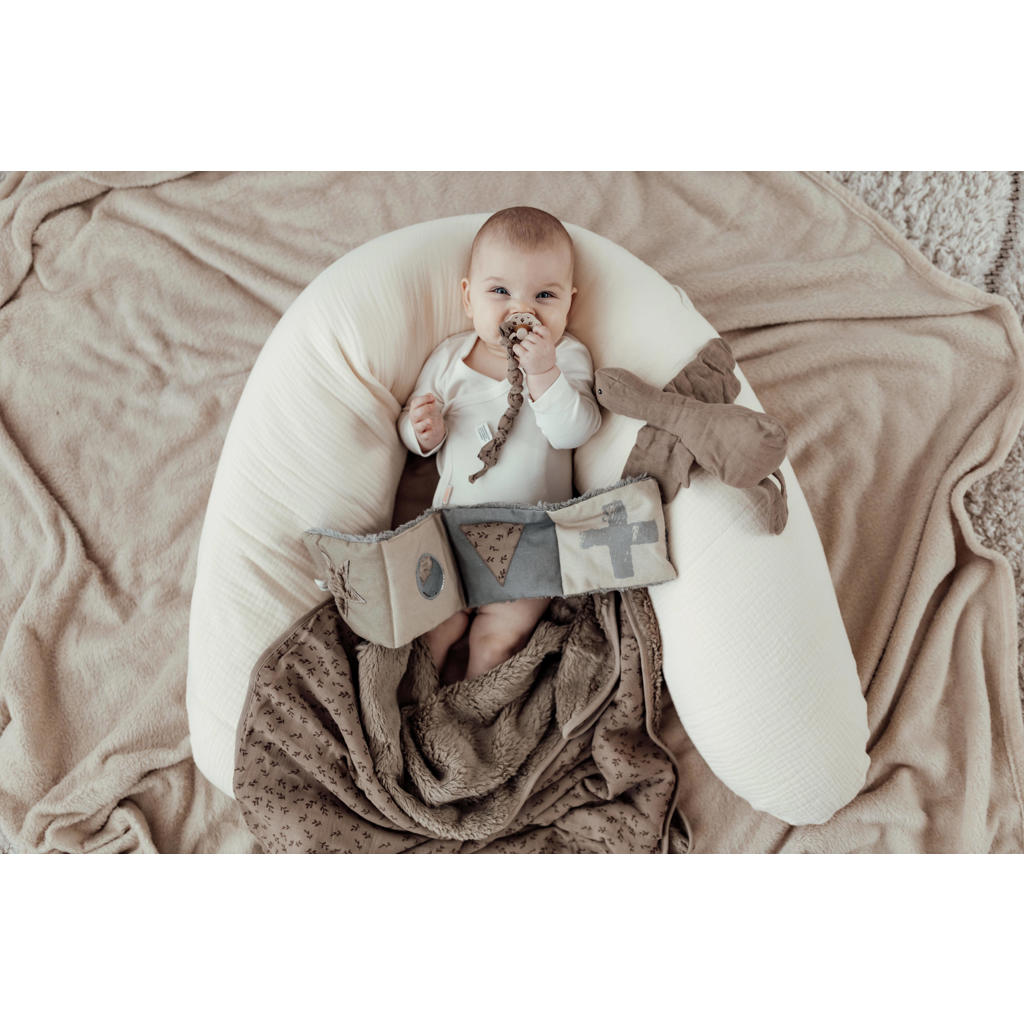 Snoozebaby knuffeldoekje Diddy duck Hazel brown | wehkamp