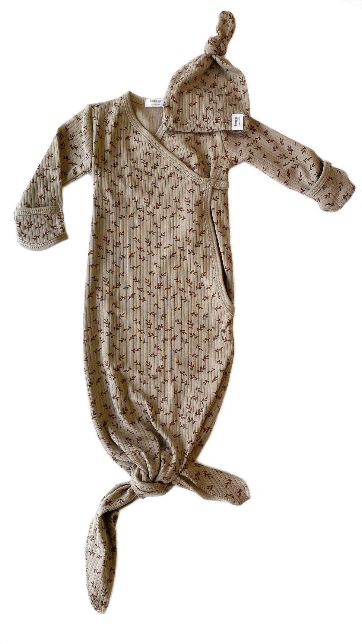 Snoozebaby new born cocoon slaapzak 0-3 mnd Hazel brown | wehkamp