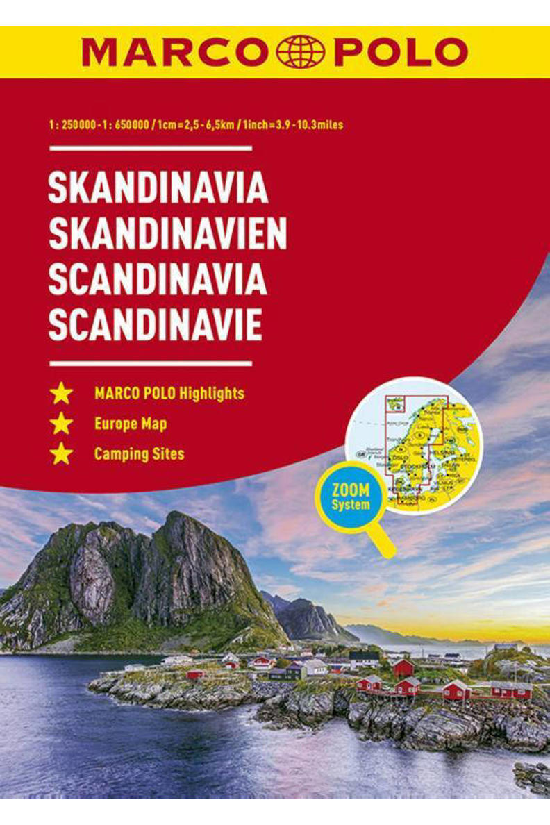 Marco Polo Atlassen: Marco Polo Wegenatlas Scandinavië | wehkamp