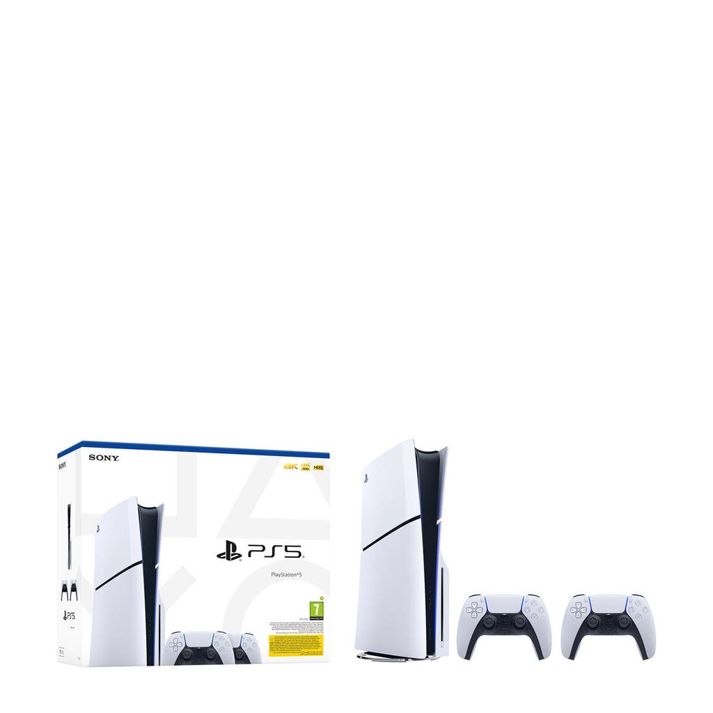 Sony PlayStation 5 Console (Slim) + 2 DualSense Draadloze Controllers | wehkamp
