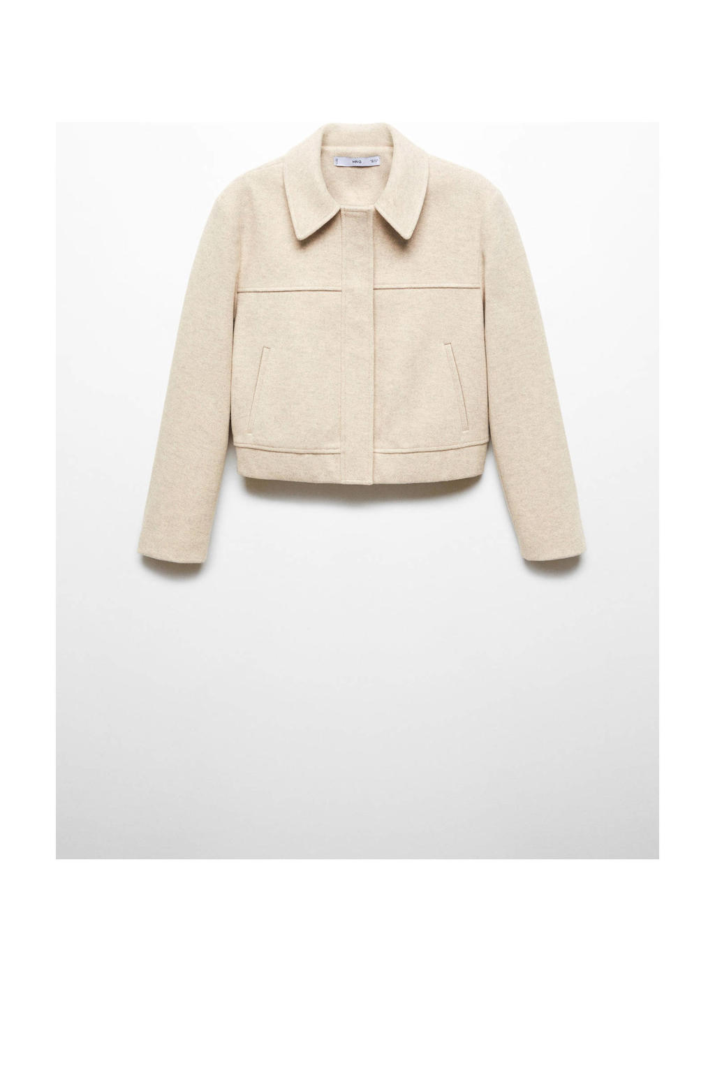 Mango kort jasje beige kopen? | Morgen in huis | wehkamp