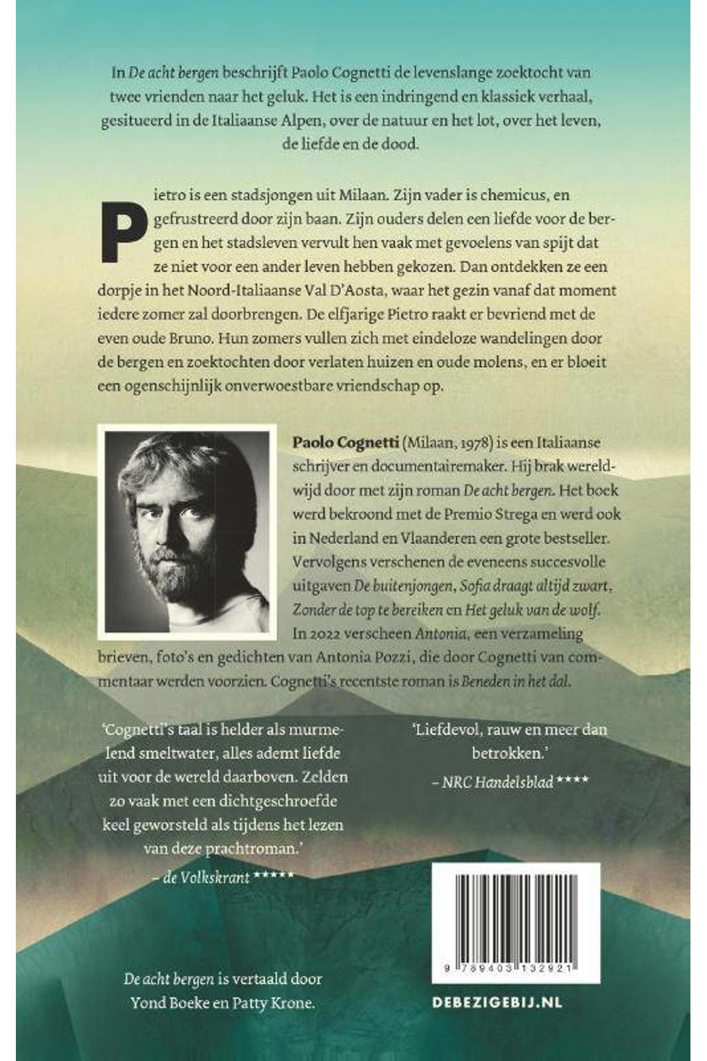 Paolo Cognetti De acht bergen | wehkamp