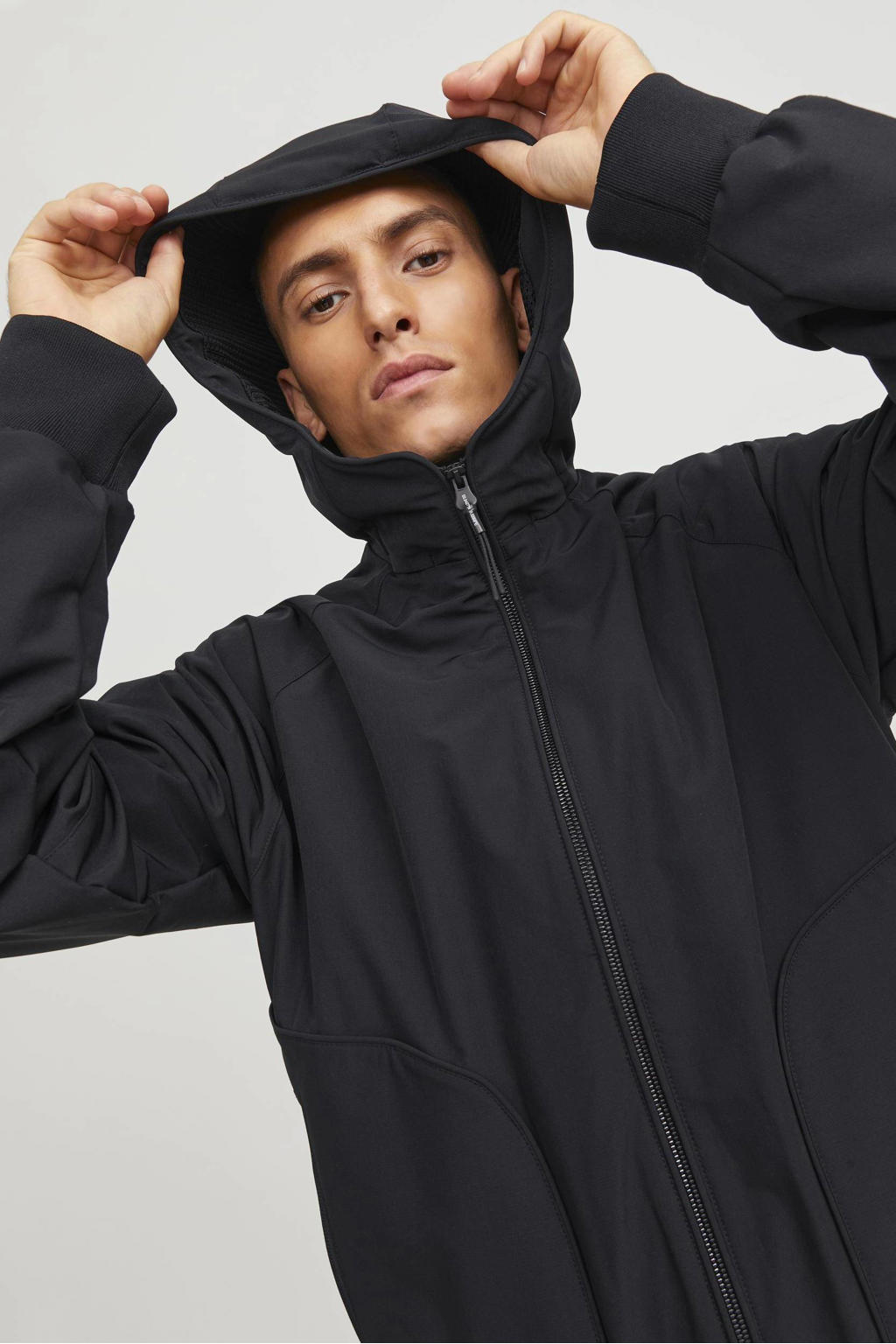 JACK & JONES CORE bomberjack JCOTRACK zwart | wehkamp