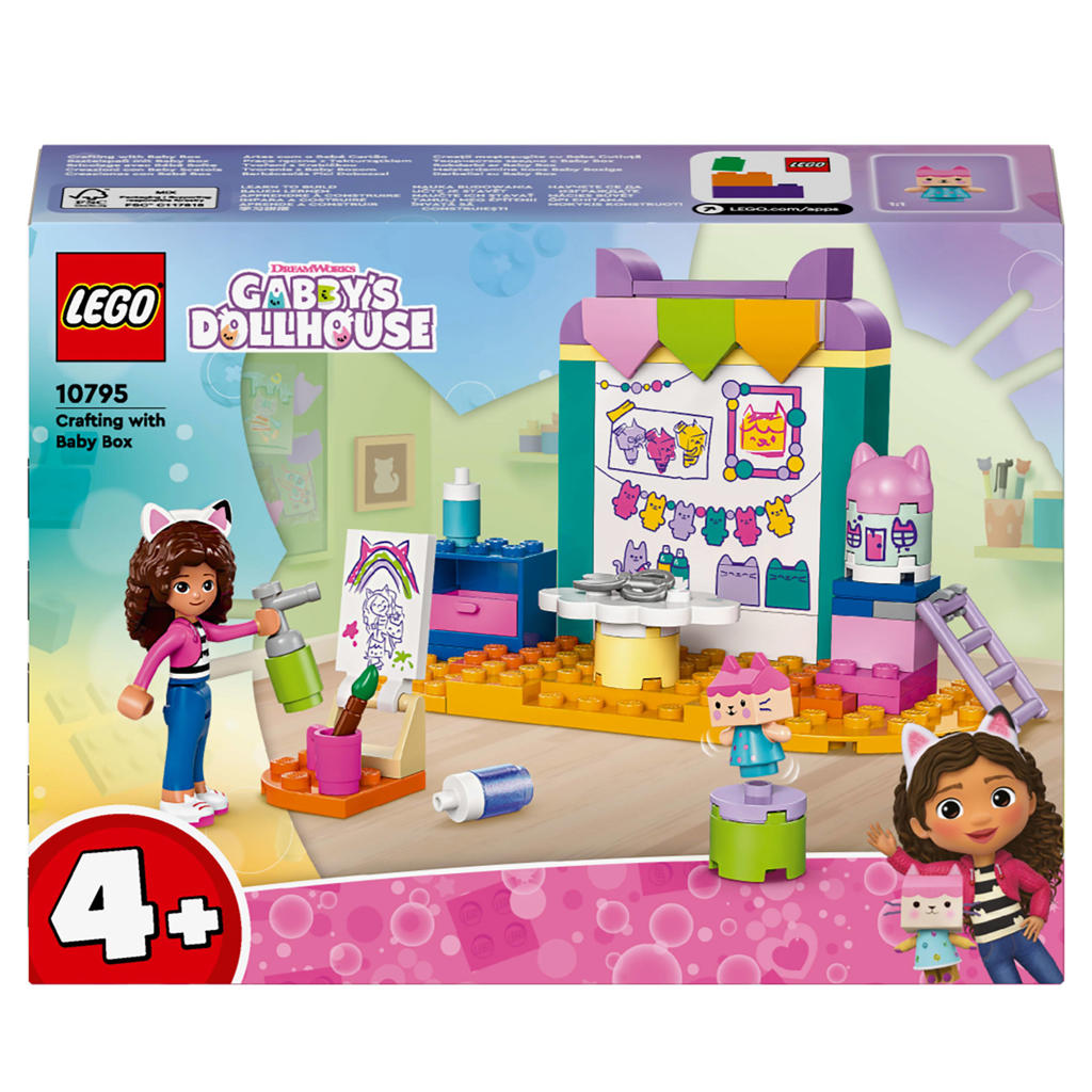 LEGO Gabby's Dollhouse 4+ Gabby's poppenhuis Knutselen met Babykitty ...