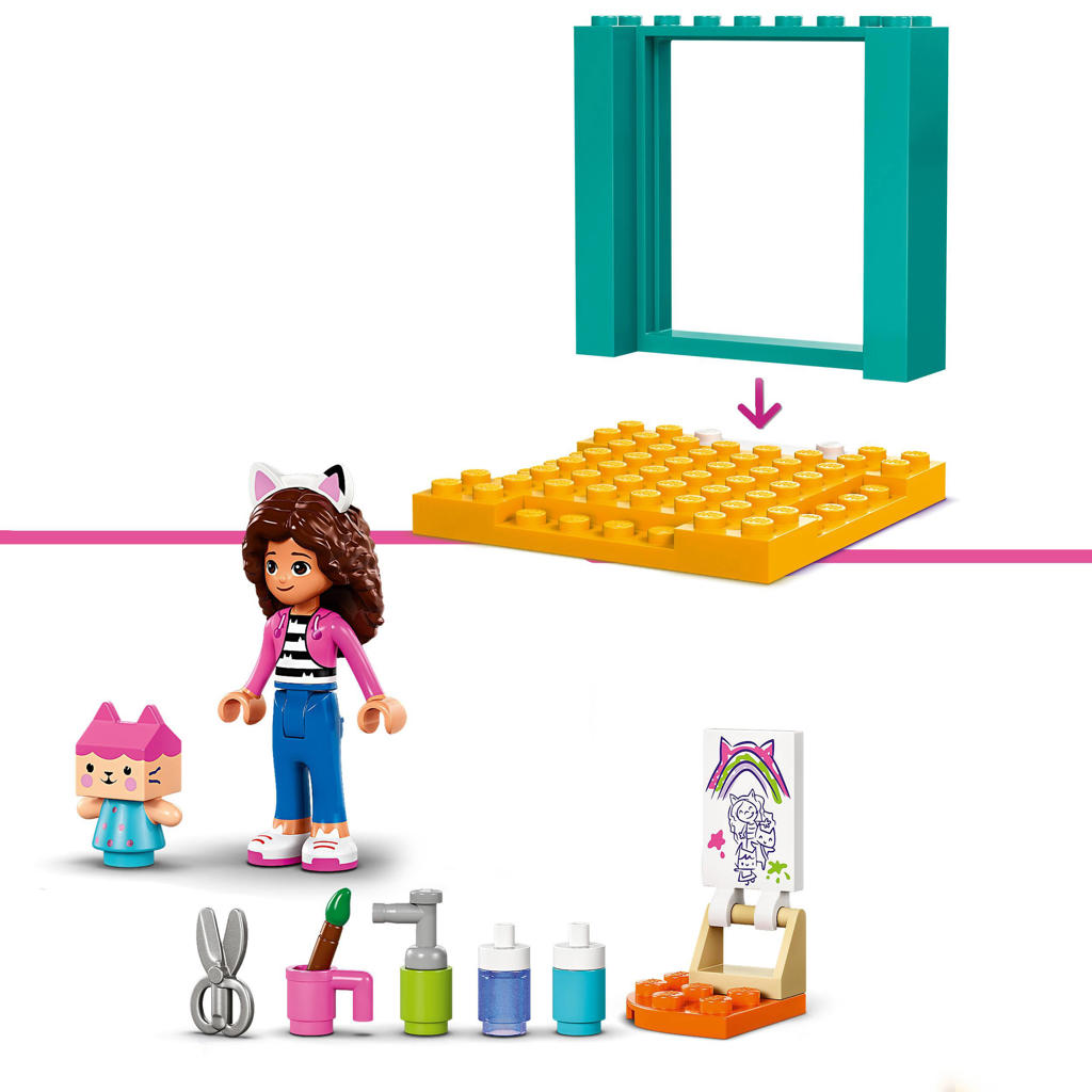 LEGO Gabby's Dollhouse 4+ Gabby's poppenhuis Knutselen met Babykitty ...
