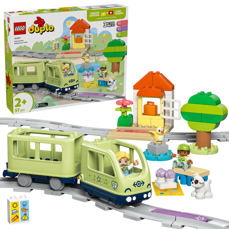 LEGO DUPLO Stad Interactieve avonturentrein set 10427 | wehkamp