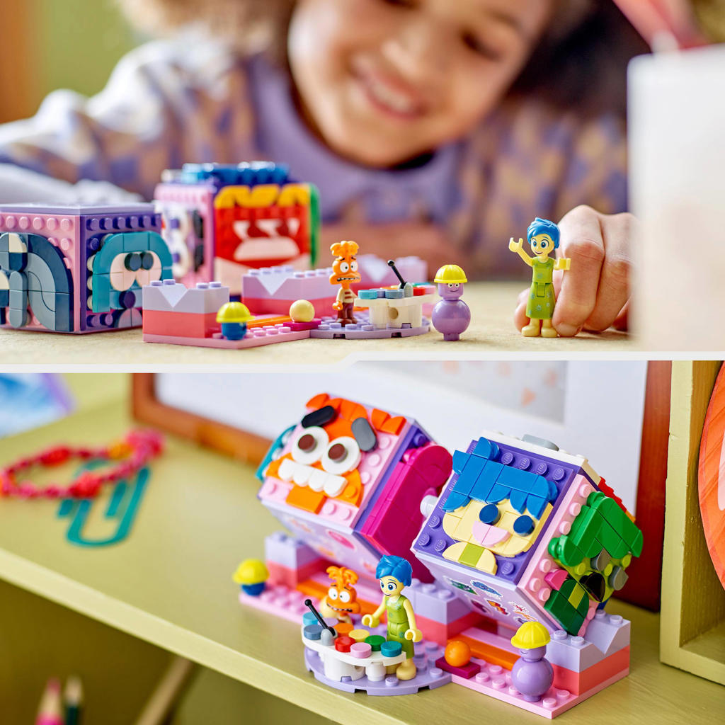 LEGO Disney Inside Out 2 humeurkubussen van Pixar Bouwbaar Emoties ...