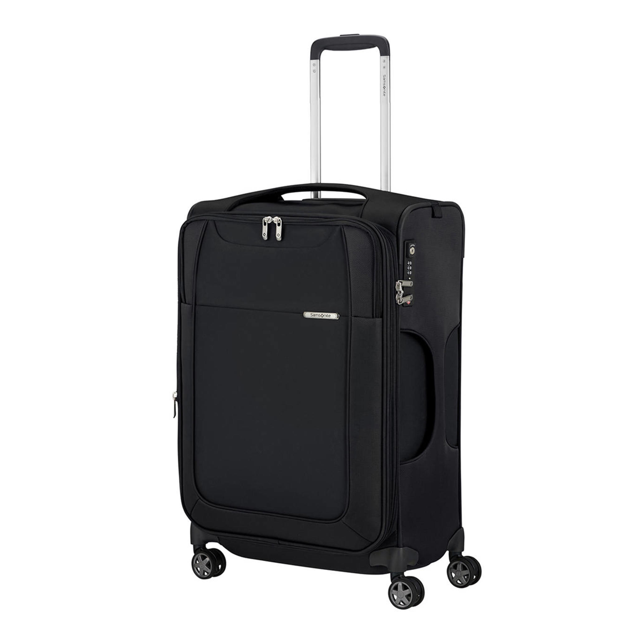 Samsonite trolley D'Lite 63 cm. Expandable zwart | wehkamp