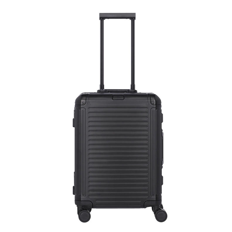 Travelite trolley Next Aluminium 55 cm. zwart | wehkamp