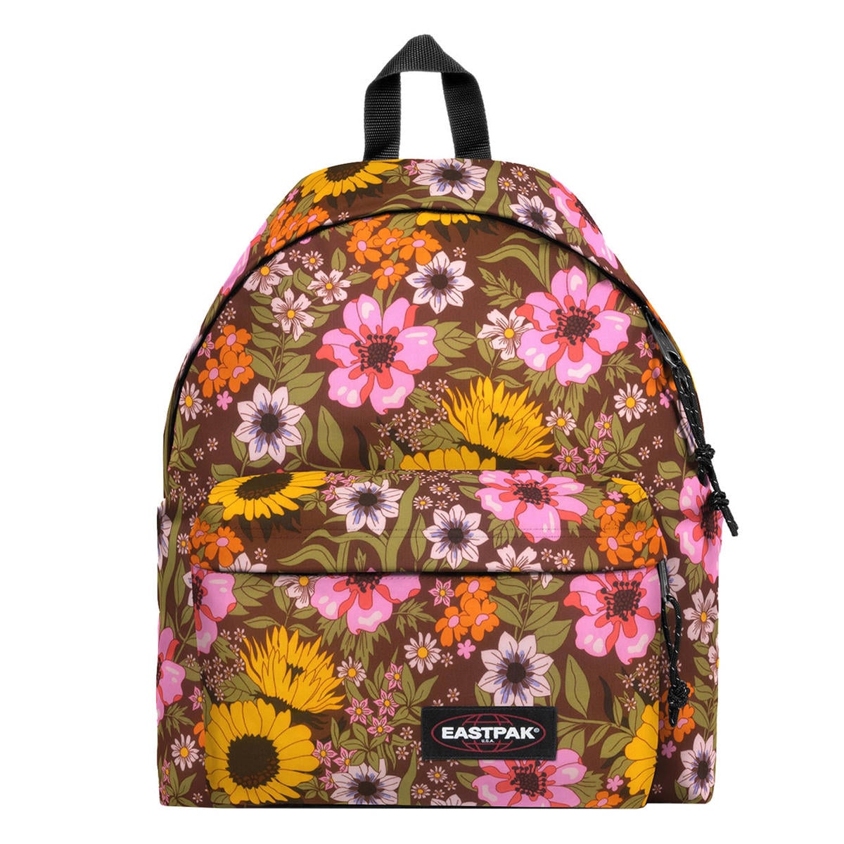 Eastpak rugzak Padded Pak'r popflower brown | wehkamp