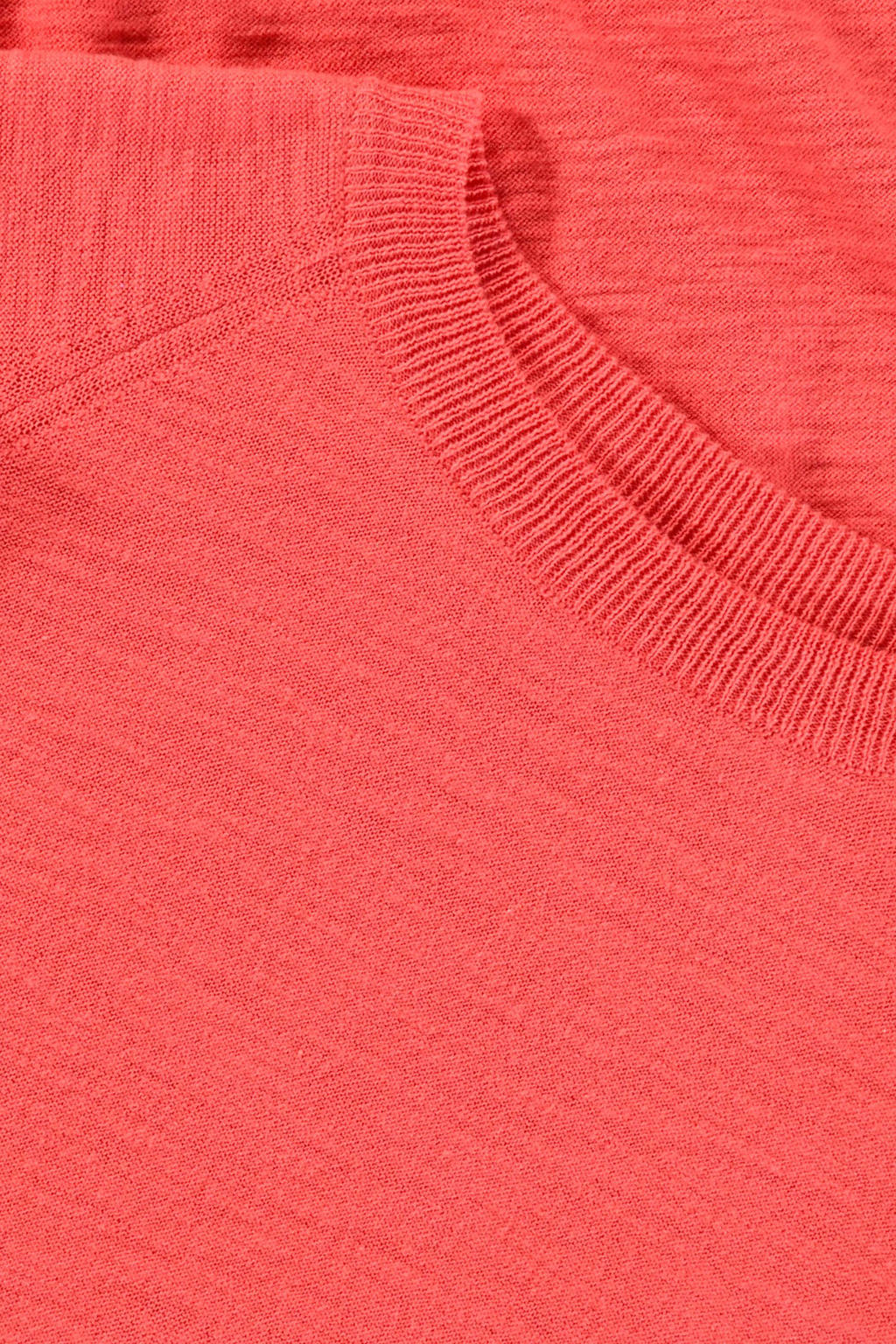 Expresso fijngebreide top koraalrood | wehkamp