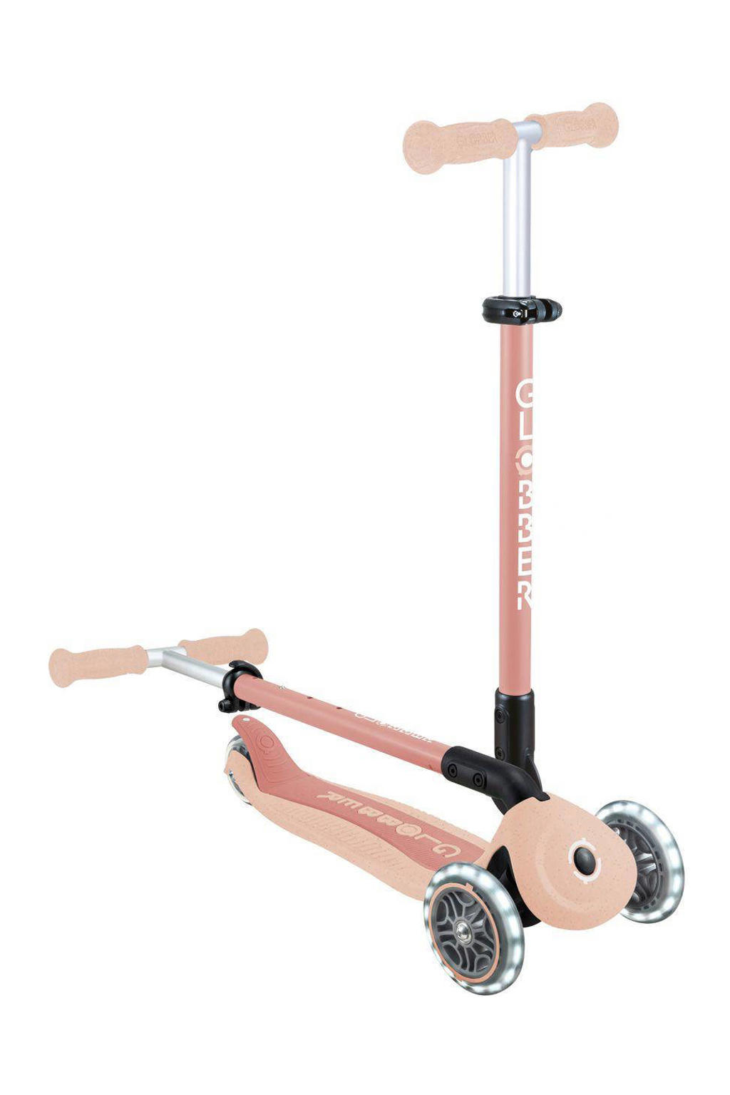 Globber Go Up Active Lights Peach | wehkamp