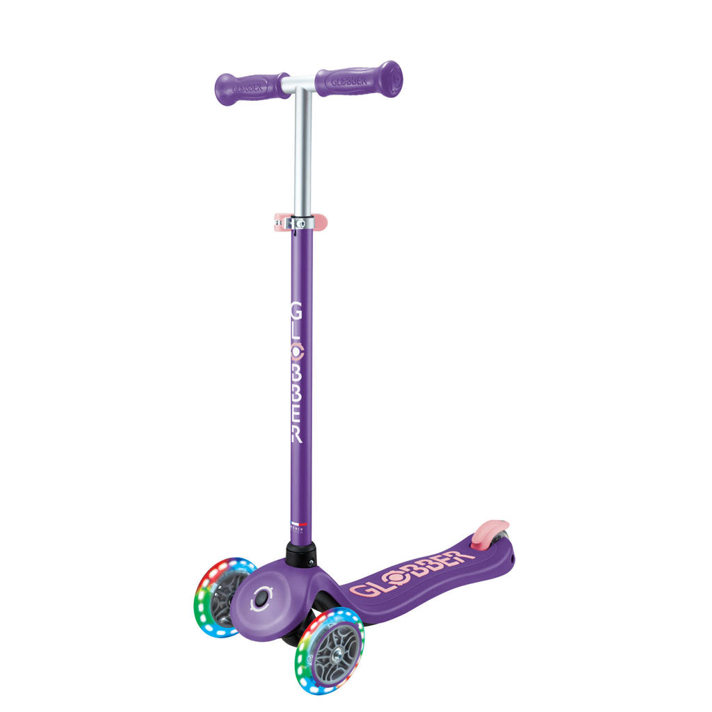 Globber step Primo Plus Lights Purple | wehkamp
