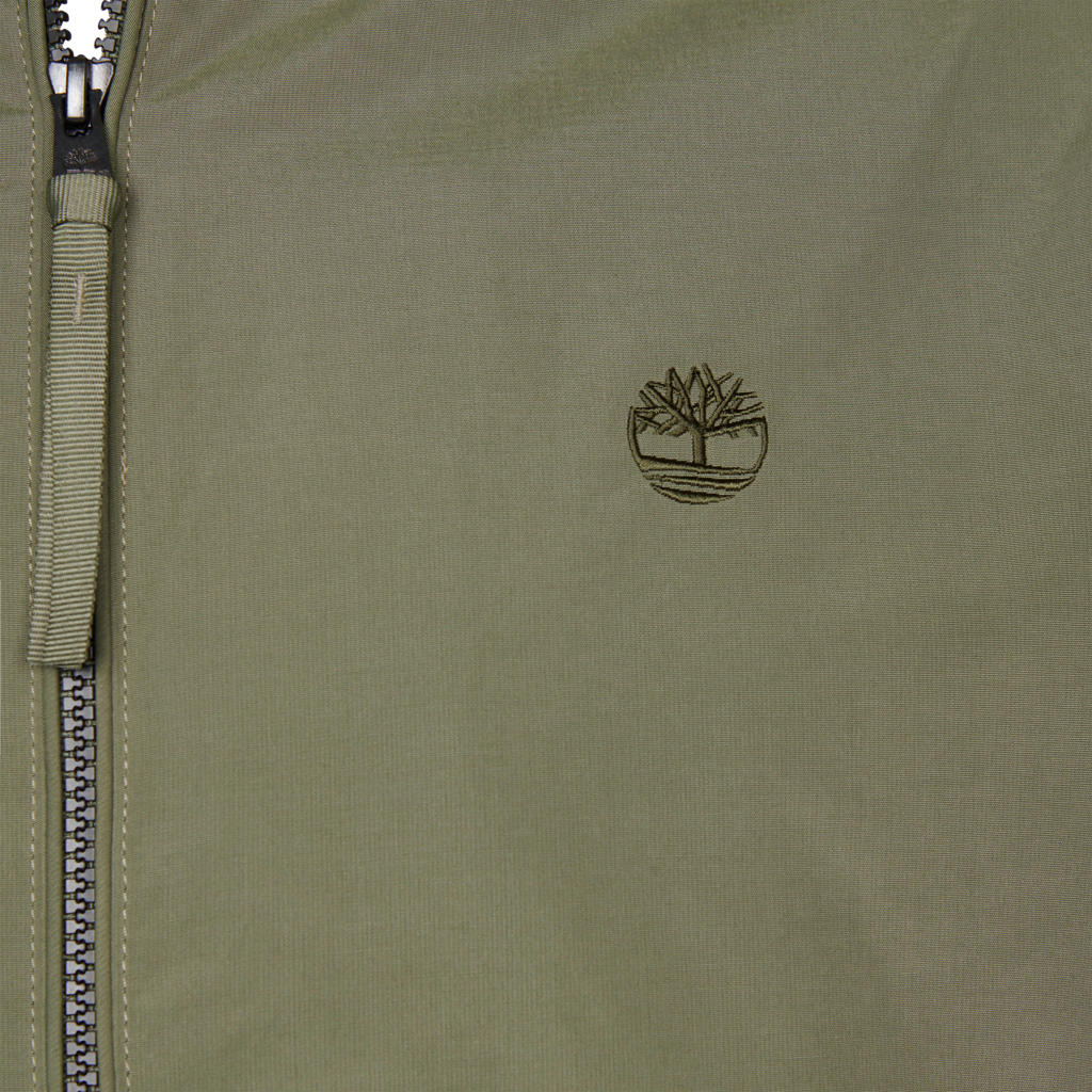 Timberland bomberjack met logo groen | wehkamp