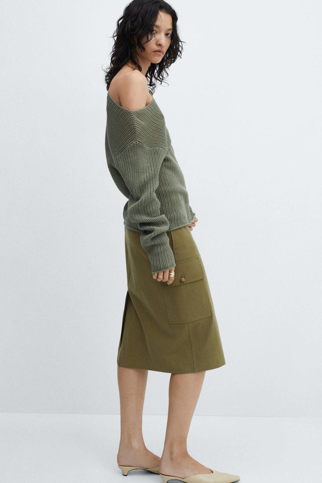 Mango cargo rok kaki kopen? | Morgen in huis | wehkamp