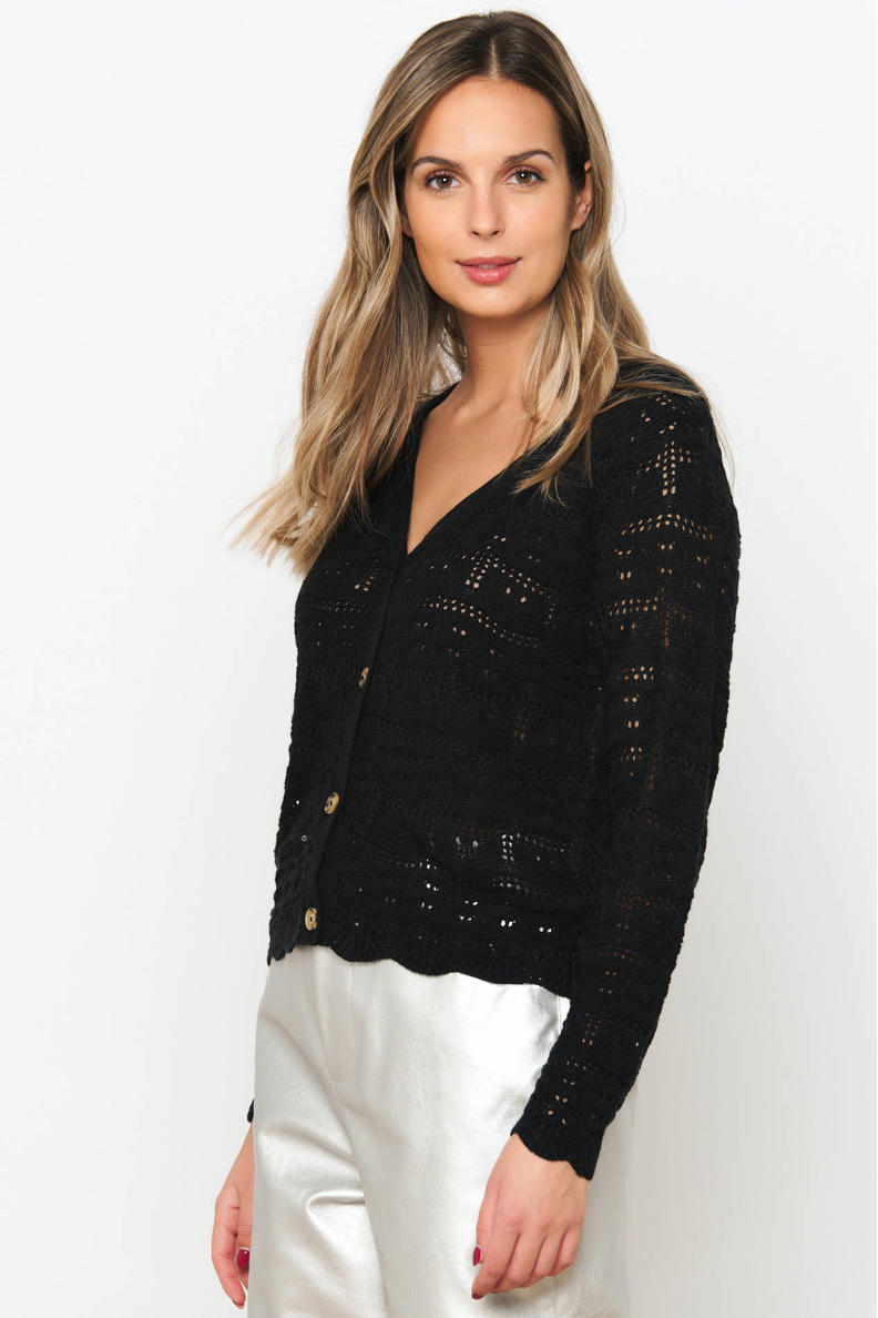 LOLALIZA gehaakt vest zwart kopen? | Morgen in huis | wehkamp