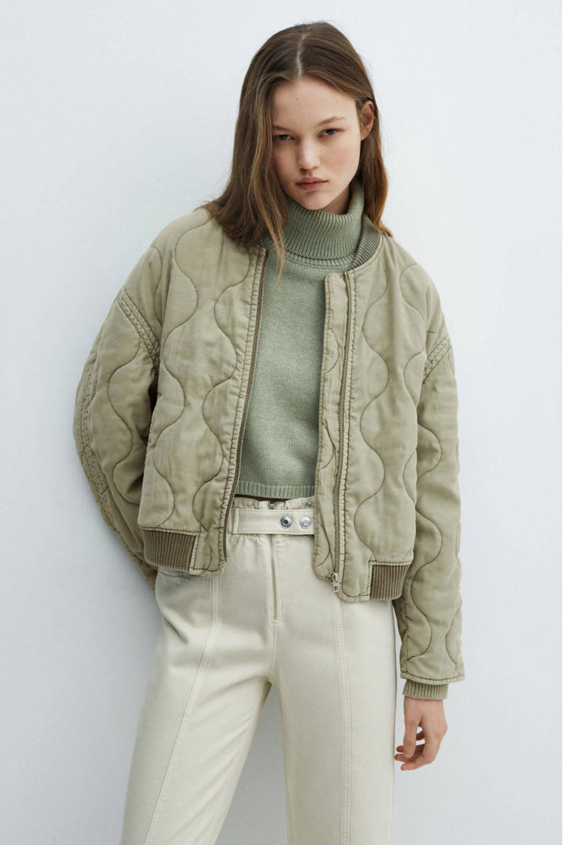 Mango quilted jasje groen kopen? | Morgen in huis | wehkamp