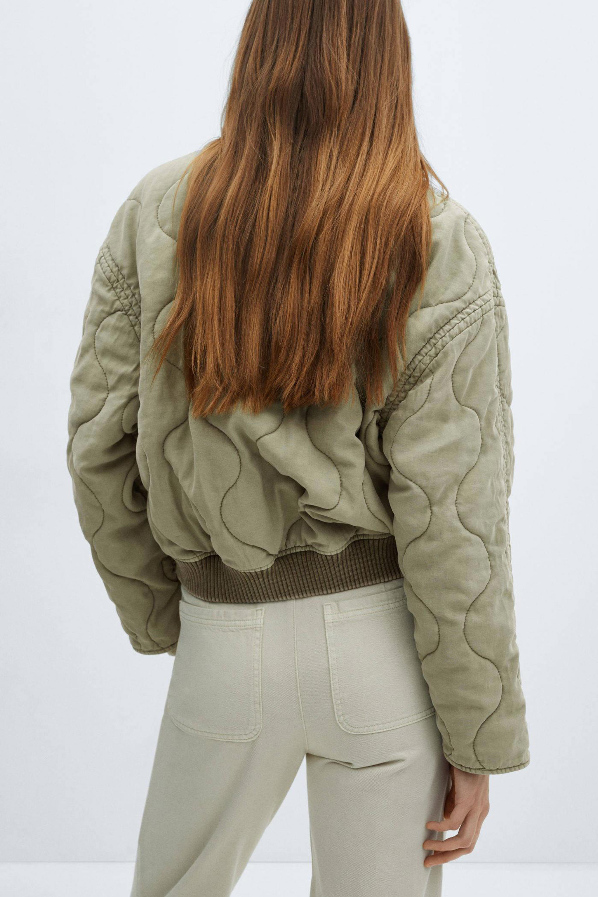 Mango quilted jasje groen kopen? | Morgen in huis | wehkamp