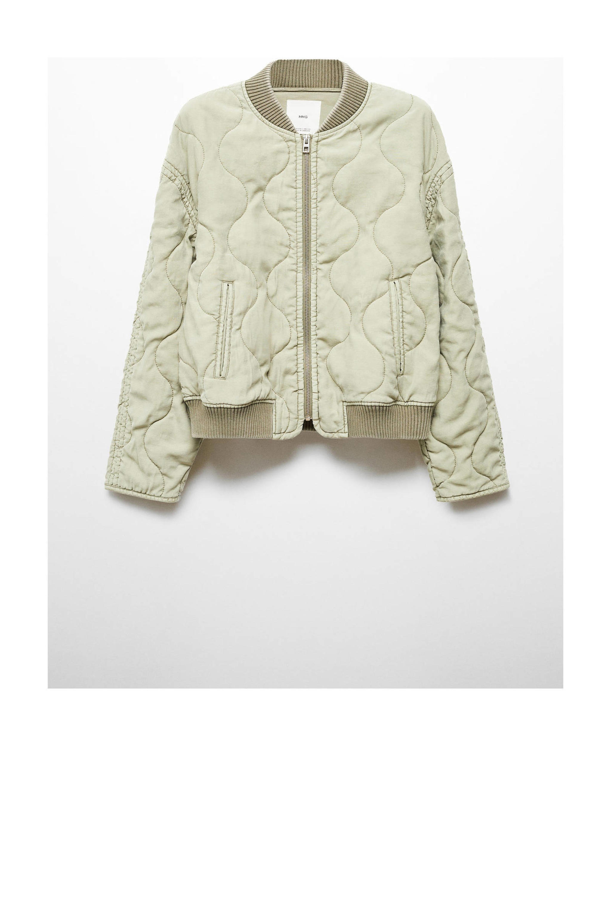 Mango quilted jasje groen kopen? | Morgen in huis | wehkamp