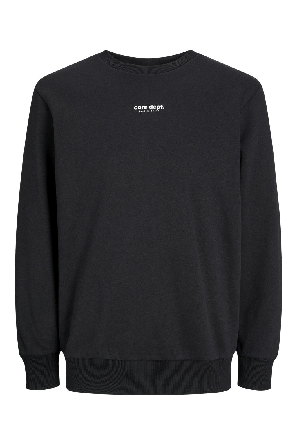 JACK & JONES CORE sweater JCOEDITION met backprint zwart | wehkamp