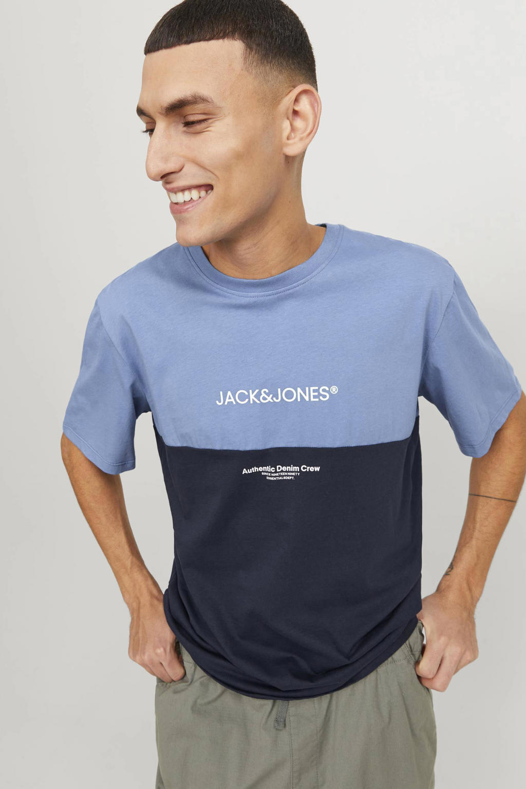 JACK & JONES ESSENTIALS T-shirt JJERYDER met logo pacific coast | wehkamp