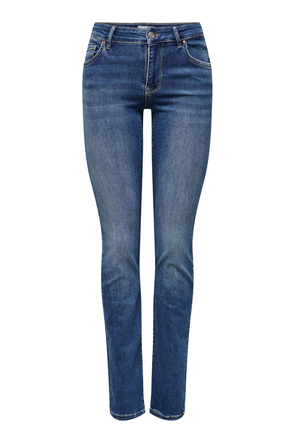 ONLY straight leg jeans ONLALICIA medium blue denim | wehkamp