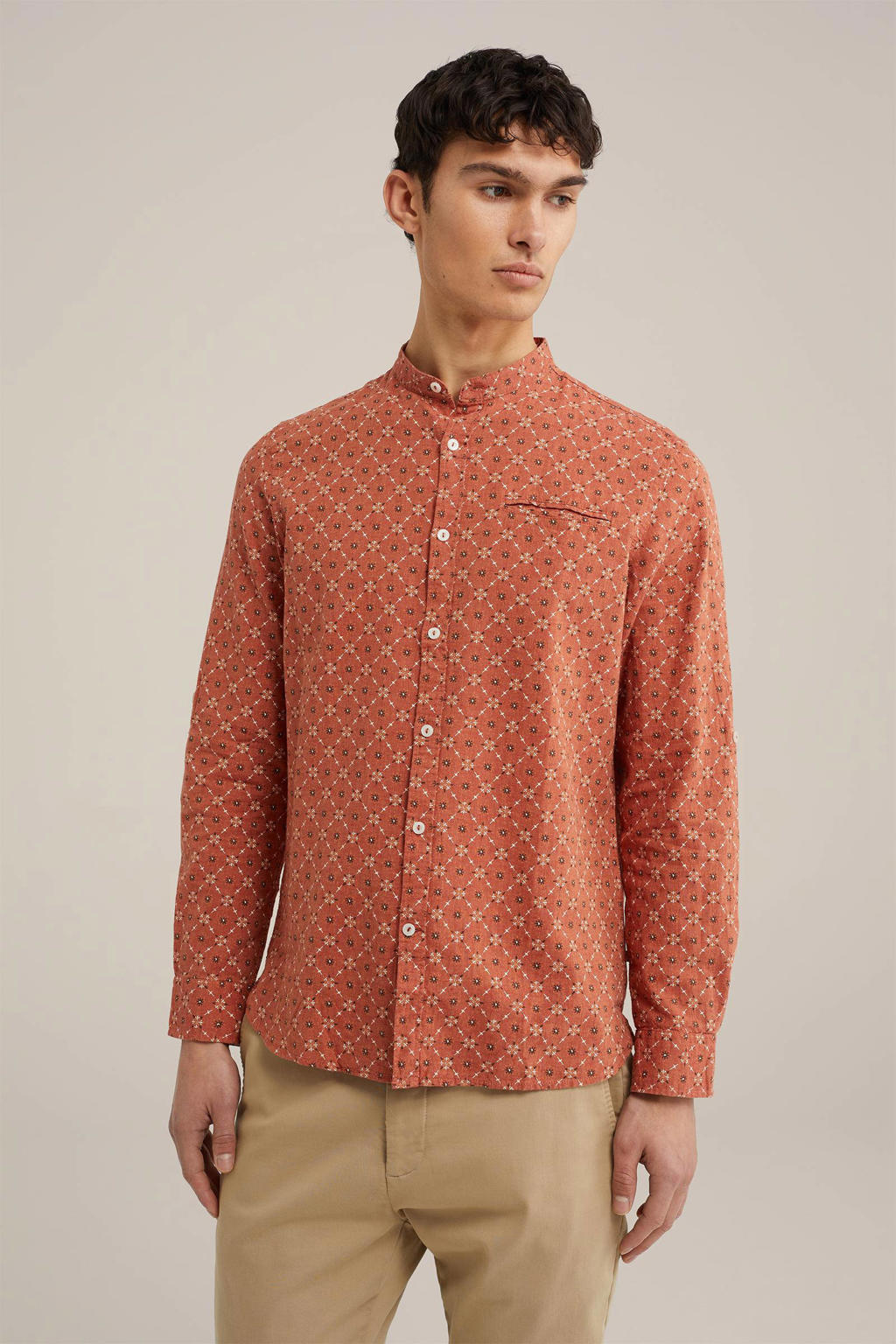 WE Fashion regular fit overhemd met all over print brandy | wehkamp