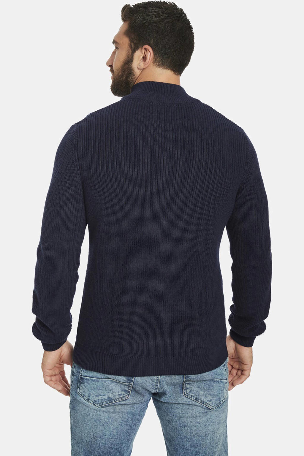 Jan Vanderstorm +FIT Collectie vest NORANDER Plus Size met logo ...