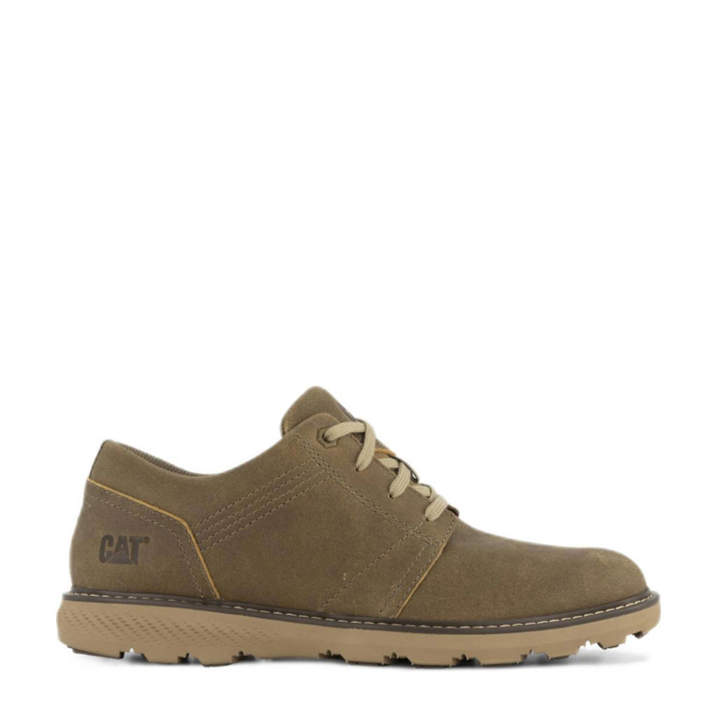 Caterpillar leren veterschoenen bruin | wehkamp
