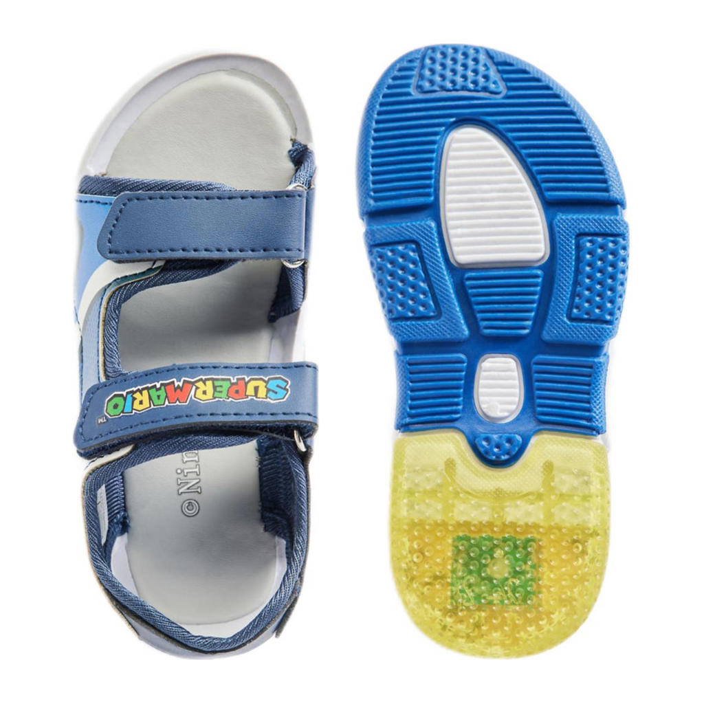 Super Mario Super Mario sandalen blauw | wehkamp
