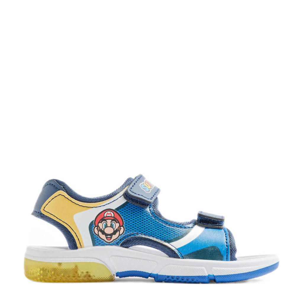 Super Mario Super Mario sandalen blauw | wehkamp