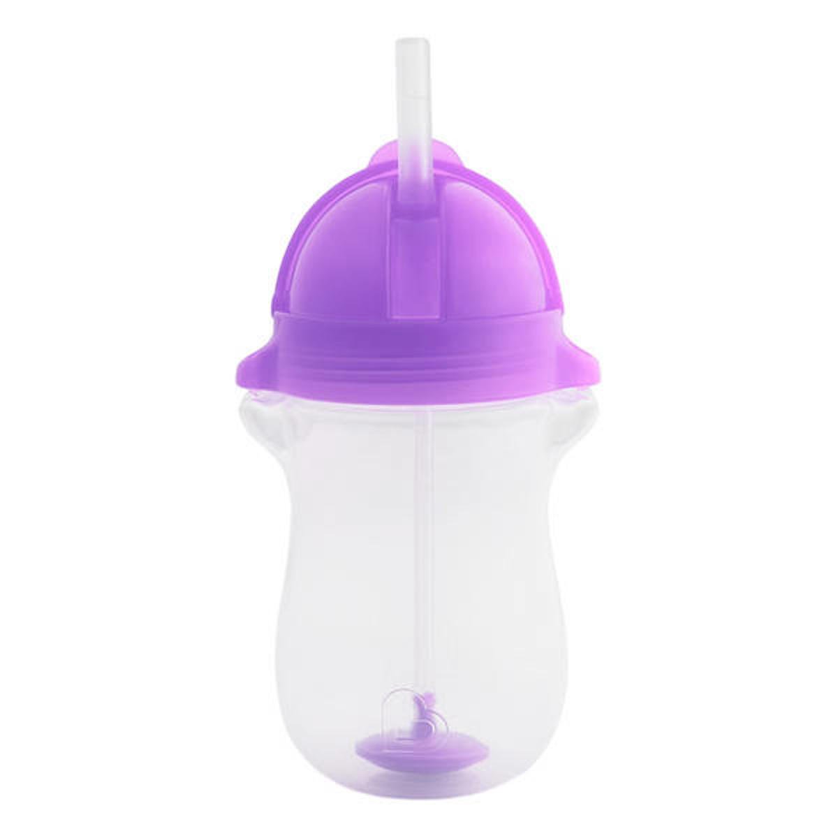 Munchkin Click Lock Tip & Sip Straw Cup Big drinkbeker paars | wehkamp