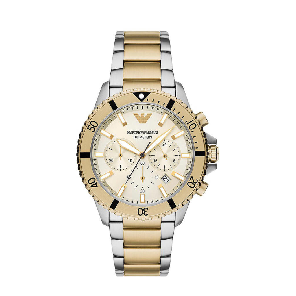 Emporio Armani horloge AR11606 zilverkleurig | wehkamp