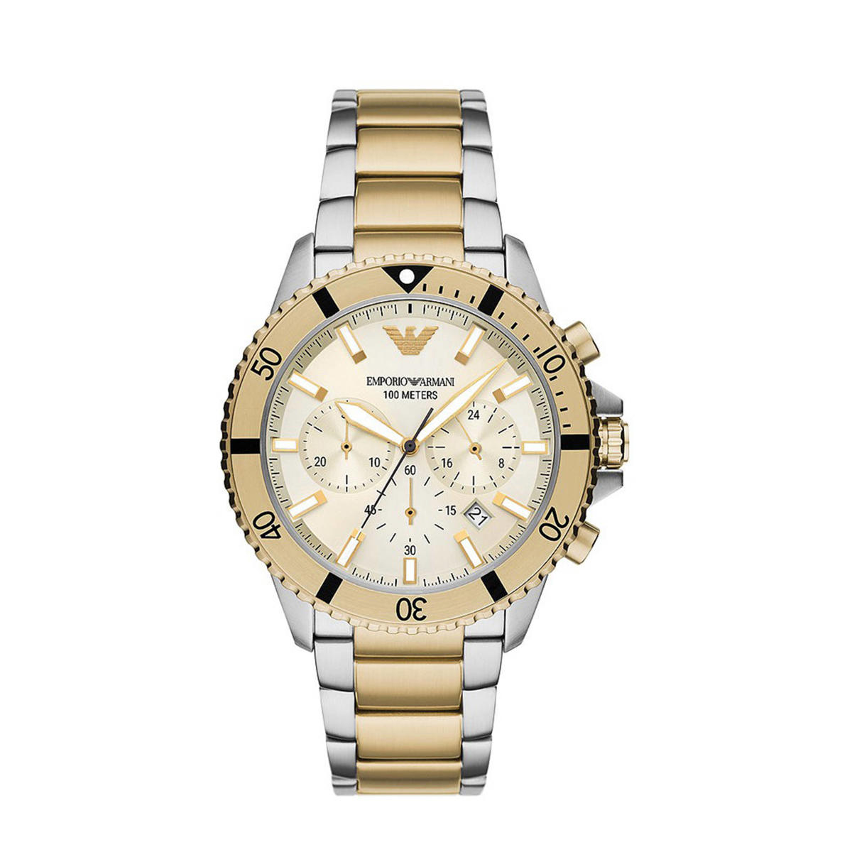 Emporio Armani horloge AR11606 zilverkleurig | wehkamp