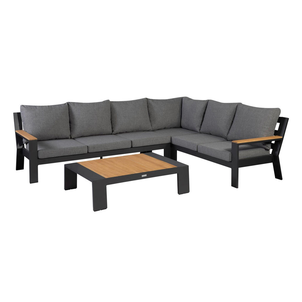 Exotan Exotan Loungeset Buiten Valerie - Aluminium - Antraciet ...