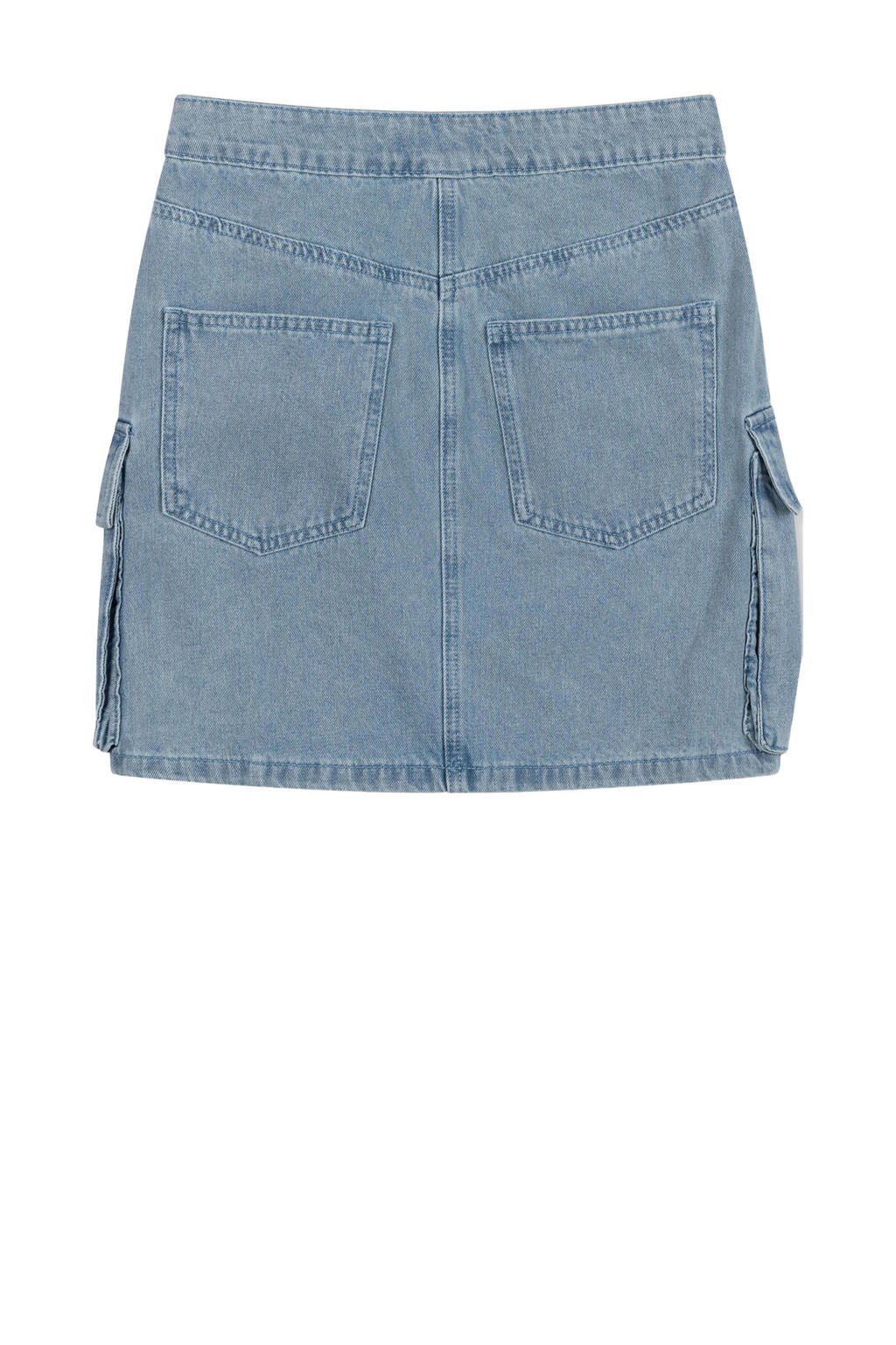 Refined Department cargo spijkerrok Jisel light blue denim | wehkamp