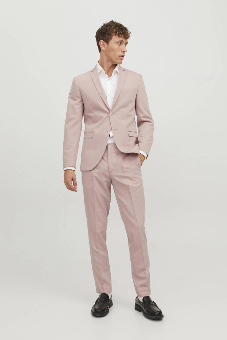 JACK & JONES PREMIUM super slim kostuum JPRFRANCO roze | wehkamp