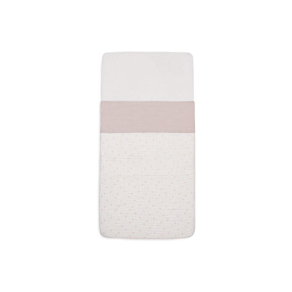 Jollein ledikant laken Slub Nougat | wehkamp
