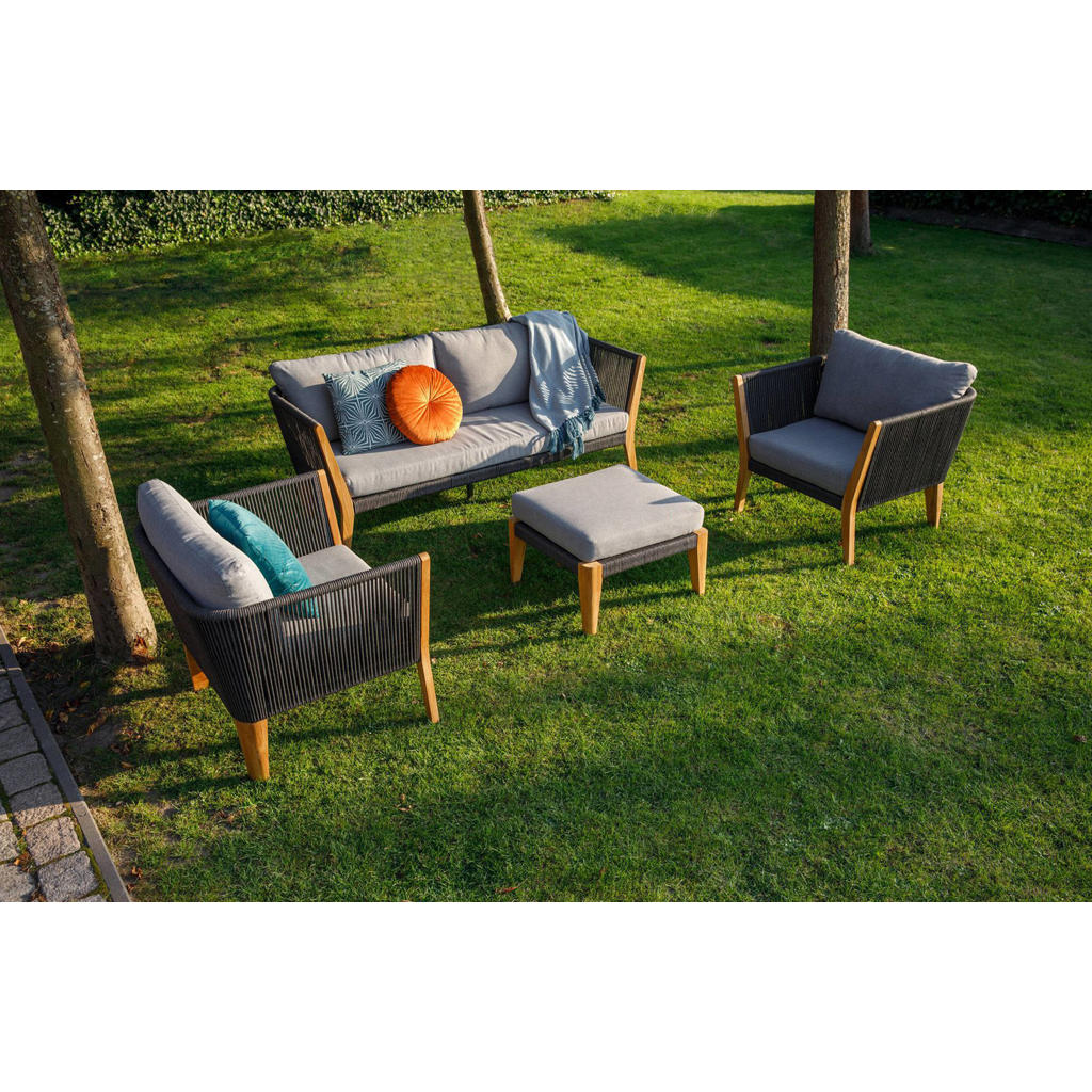 Exotan 3-zits loungebank San Remo | wehkamp