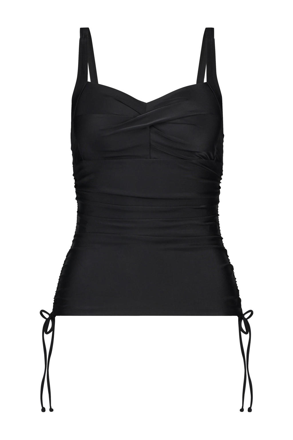 Hunkemöller corrigerende tankini bikinitop Luxe zwart | wehkamp