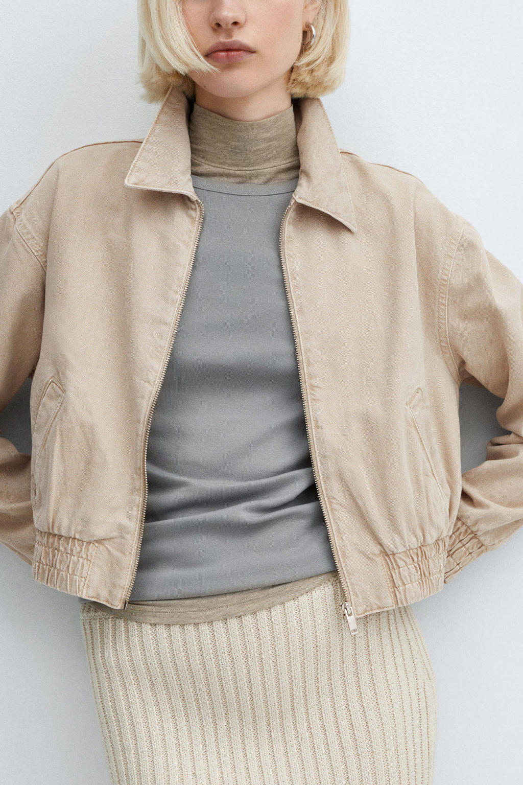 Mango jasje beige kopen? | Morgen in huis | wehkamp