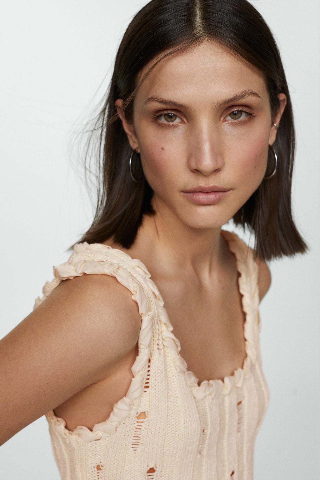 Mango gebreide top beige kopen? | Morgen in huis | wehkamp